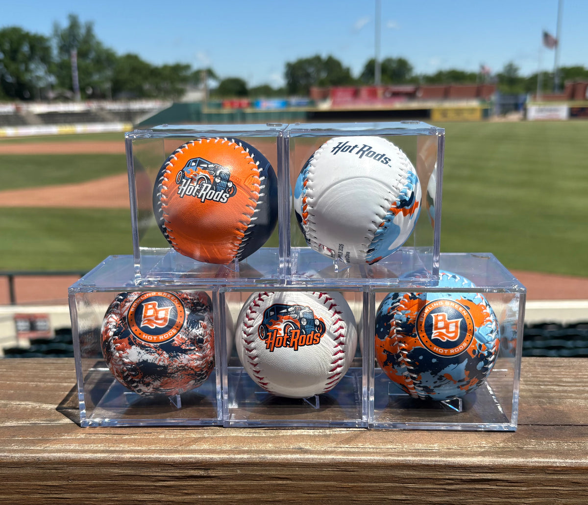 Paint Splatter Baseball – Bowling Green Hot Rods