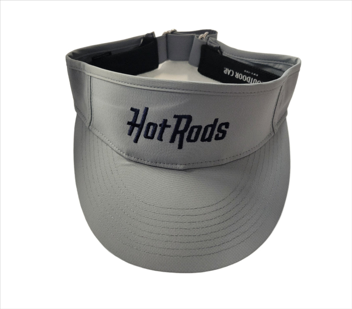 Hot Rods Gray Adjustable Visor – Bowling Green Hot Rods